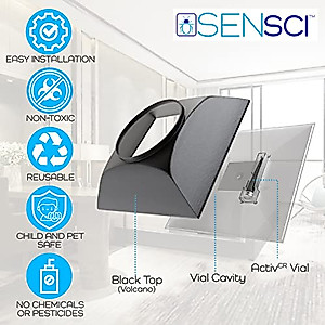 SenSci ActivVolcano 4 Pack, Volcano Bed Bug Interceptor & ActivCR Bed Bug Lure - Bed Bug Traps for Home, Office, Hotels