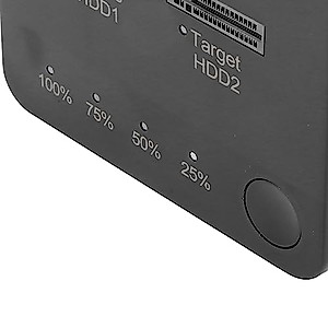 M.2 Cloner, SSD Hard Drive Docking Station, Duplicator Dual Bay 1Gbps High Speed Offline Clone M.2 SATA SSD Docking Station for 2230 22242 2260 2280 22110