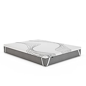 FLEXPEDIC Flippable 3 Inch Queen Size Mattress Topper, Coconut Shell Carbon Memory Foam and Bamboo Charcoal High Density Firm Foam with Removable Soft Fabric Cover, CertiPUR-US Certified