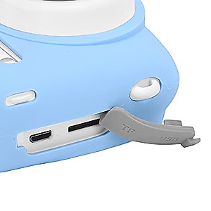 Children Camera Digital Video Camera Kids Digital Selfie Camera Toddler Camera for Learn Camera Toy Print Paper, Color Pens and Camera Bag for Girls and Boys(Blue)
