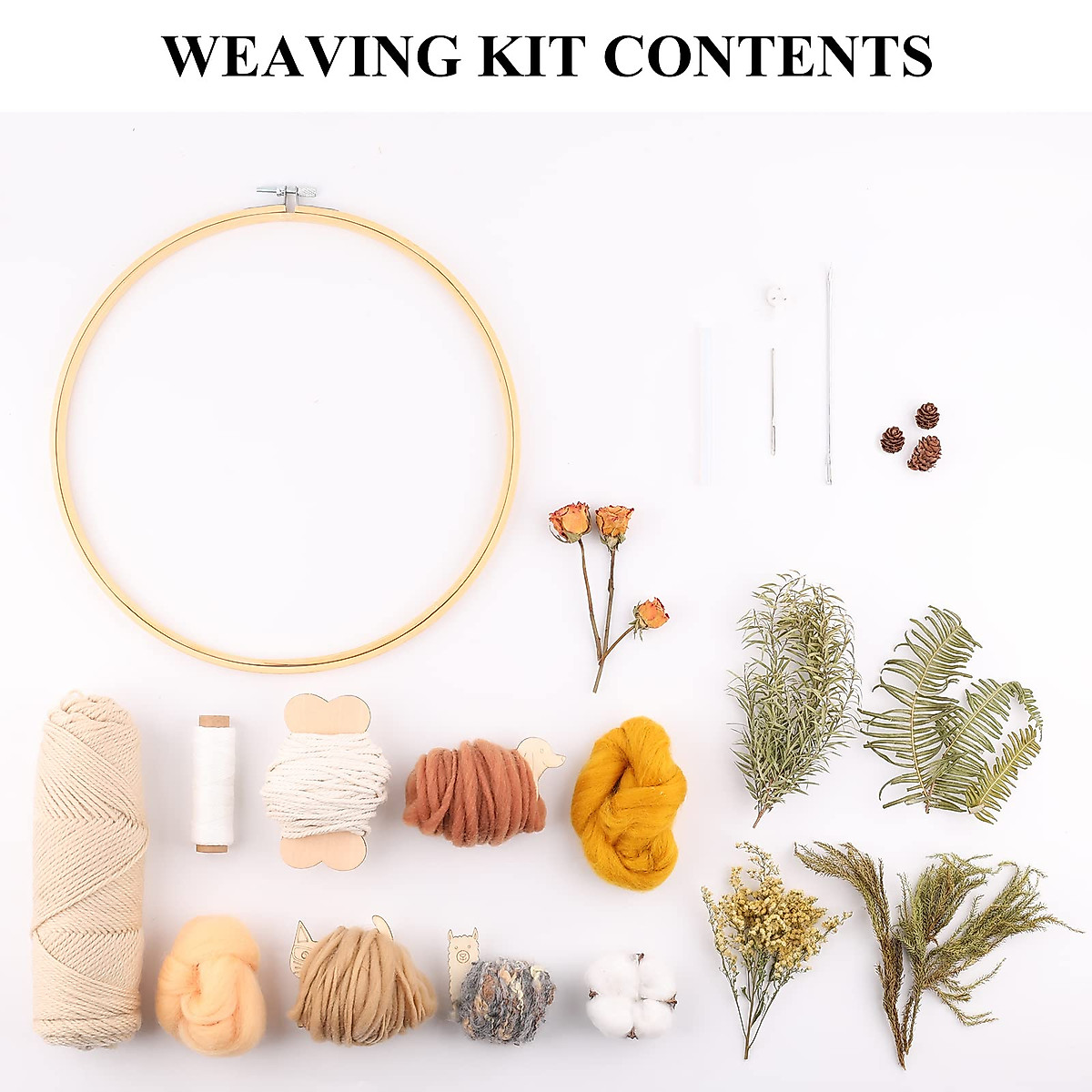 DIY Macrame Mandala Wall Hanging Kit for Adults Beginners with All Supplies, Video Guide Weaving Kit Home Decor, Art Project for Adults Hobbies