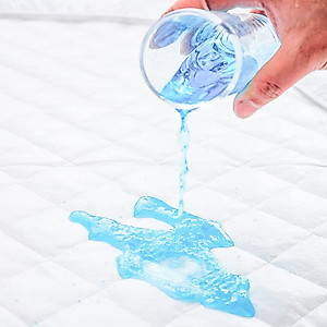 Waterproof Crib Mattress Protector Pad - 2 Pack - Washable and Comfy Crib Mattress Protector Baby Fitted Bed Sheets (52*28*9 inches)