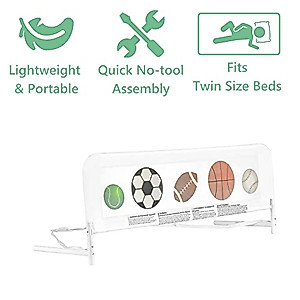 Dream On Me Adjustable Mesh Bedrail Double Pack