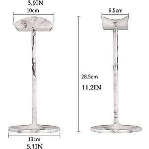ANIIC Headset Stand Creative Metal Headset Rack Walnut Headset Stand Headset Rack Storage Rack Widely Compatible Earphone Rack Headphone Stand (Color : Maple)