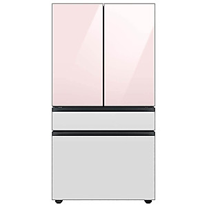SAMSUNG RAF36DB412 Bespoke 4-Door French Door Refrigerator Panel in White Glass - Bottom Panel