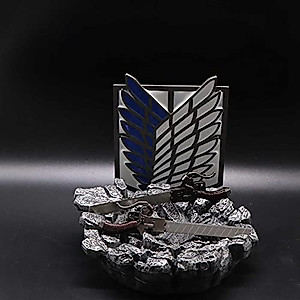 AOT Box Opener Unboxing Knife Kit 3D Maneuver Gear Letter Opener AOT Package Cutter Unitity Knife Kit