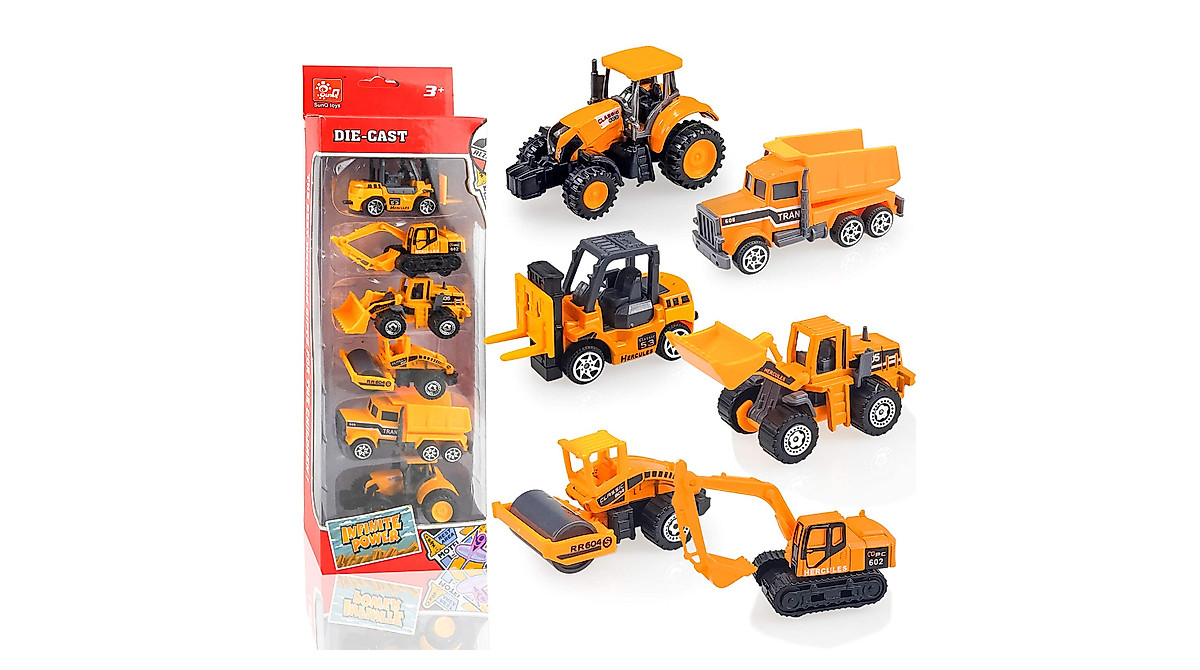 Diecast Construction Vehicle Set - Realistic & Fun for Kids