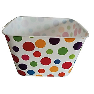 Blue Canyon Plastic Storage Box Polka Dot Design