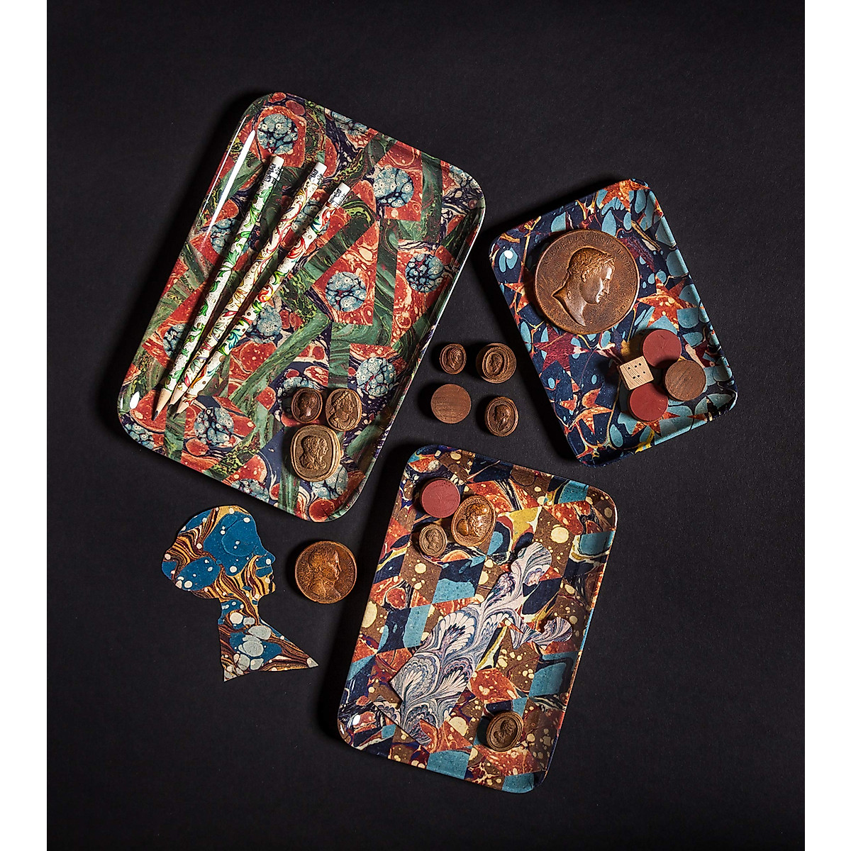 THOMAS PAUL Studiolo Tray 6.5"X9.5" S/3 (MM179)