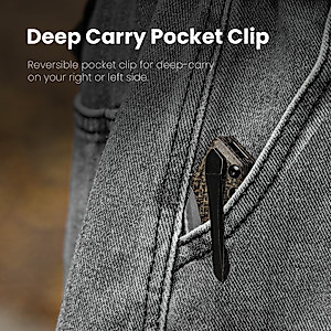 Kizer Clairvoyant EDC Pocket Knife 3.70 Inches 154CM Steel Folding Knife Tactical Survival Knife with Brass and Micarta Handle Small Hunting Knife Outdoor Tools V4626C1