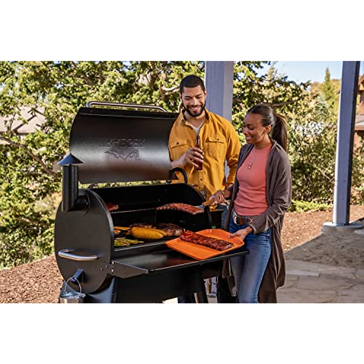 Traeger Grills Pro Series 780 Wood Pellet Grill and Smoker with WIFI Smart Home Technology, Black