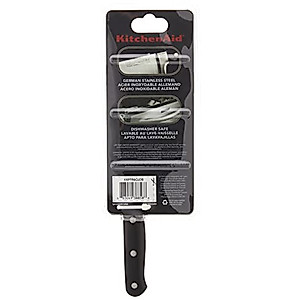 KitchenAid KKFTR6CLOB Classic Forged Series Triple Rivet Cleaver, Onyx Black, 6"