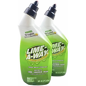 Lime-A-Way Toilet Bowl Cleaner, Liquid 16 oz (Pack of 2)