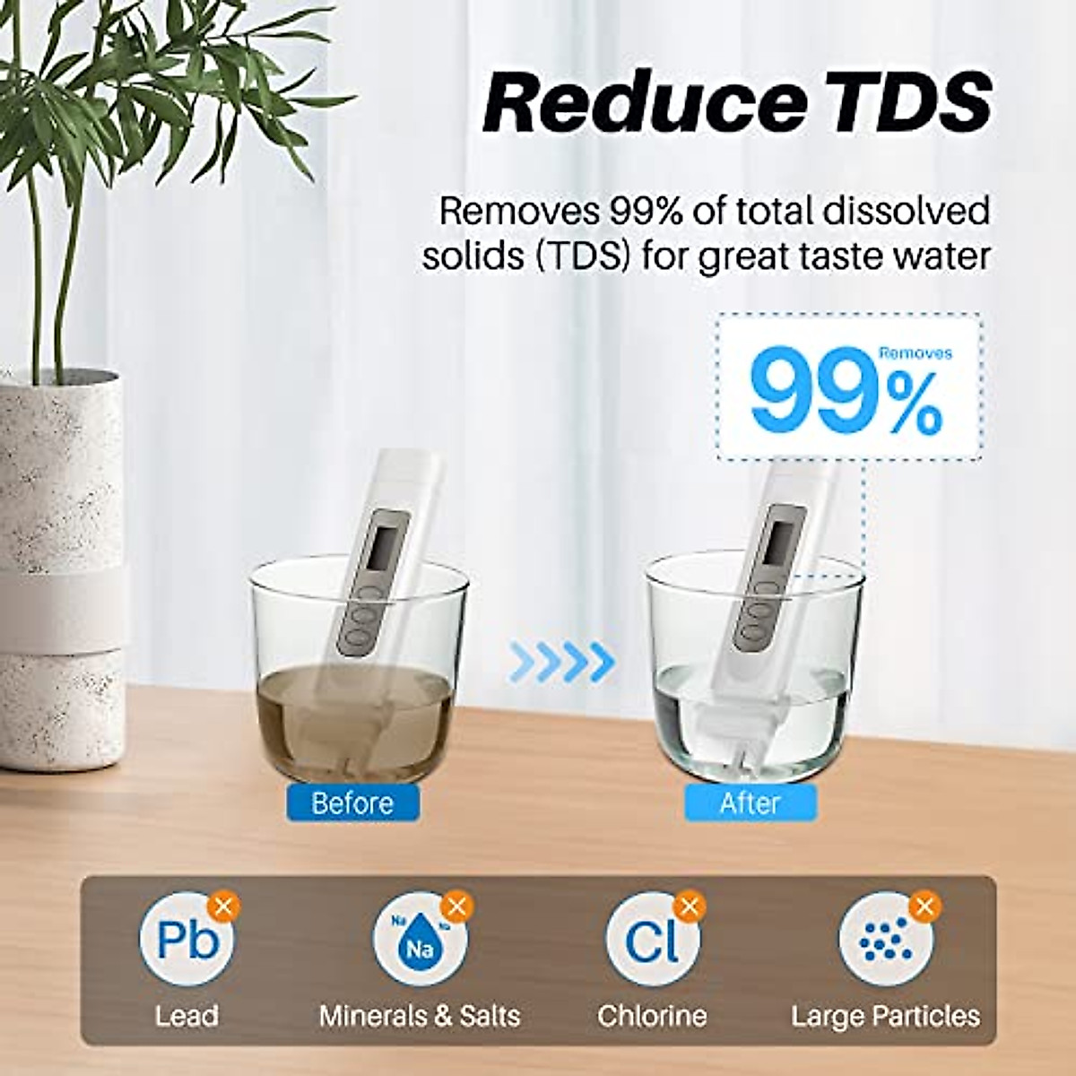 PUREPLUS NSF53 Lead Removal ZR-017 Water Filter, Replacement Cartridges for ZR-001, ZR-003, ZR-004, ZR-006, ZR-008, ZR-600, ZR-012, 5-Stage Filtration, 3PACK