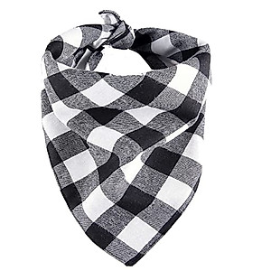 Native Pup 3-Pack Plaid Dog Bandanna (Small, Mixed)