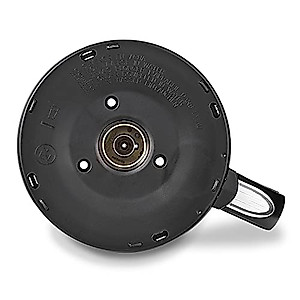 BELLA 1.7 Liter Glass Electric Kettle, Quickly Boil 7 Cups of Water in 6-7 Minutes, Soft Blue LED Lights Illuminate While Boiling, Cordless Portable Heater, Carefree Auto Shut-Off, Black