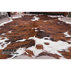 rodeo Genuine Tricolor Cowhide Rug Tricolor XXL