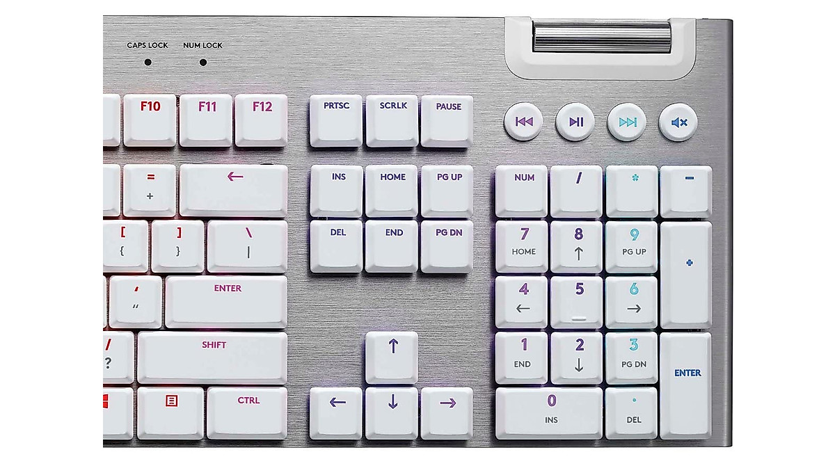 Logitech G815 LIGHTSYNC Gaming Keyboard - Renewed White