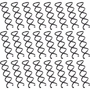 WILLBOND 25pc Spiral Hair Pins Non-scratch Round Clip Corkscrew Hair Pins Round Twist Screw Pins for Women Hair Style DIY