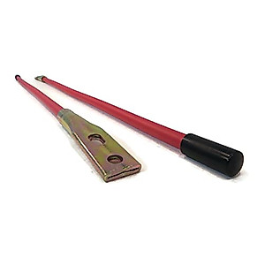 The ROP Shop | Pack of 4 - Set of 27-inch Red, Universal Snowplow Blade Guide for SnowEx B61049