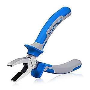 SPEEDWOX 6" Breaker Grozer Pliers Breaking Pliers Professional Breaking and Grozing Pliers Nibble Glass for Stained Glass Work Durable Tool