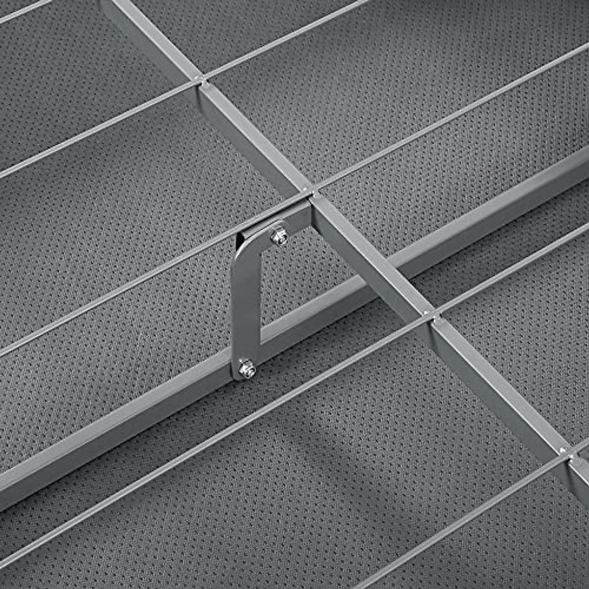 ZINUS No Assembly Metal Box Spring / 5 Inch Mattress Foundation / Sturdy Metal Structure, Twin, Beige