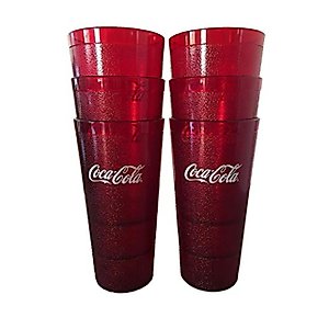 Supply Depot coca cola Restaurant Red Plastic Tumblers 24oz