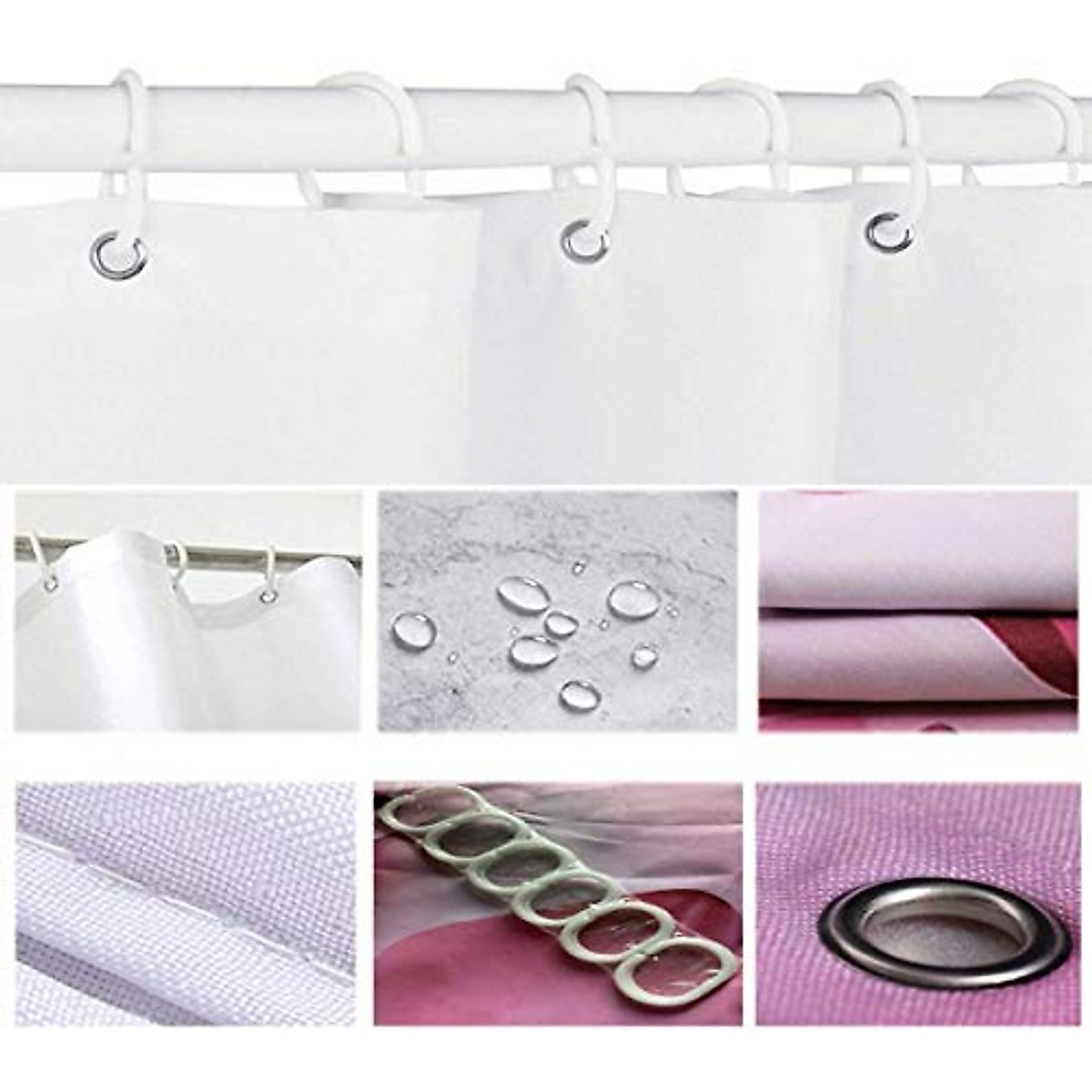 Yuaobeimei Colorful Tie Dye Shower Curtain Abstract Rainbow Cube Block Brick-Like Geometric 4 Pieces Bathroom Sets with Mat Rugs 3D Curtain Fabric Bath Decor