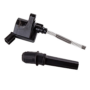 MAS Set of 10 Ignition Coils Pack DG508+Motorcraft Spark Plugs SP479 Compatible with Ford E350 E450 F250 F350 F450 F550 Econoline Super Duty F53 6.8L V10 DG457 DG472 DG491 3W7Z-12029-AA