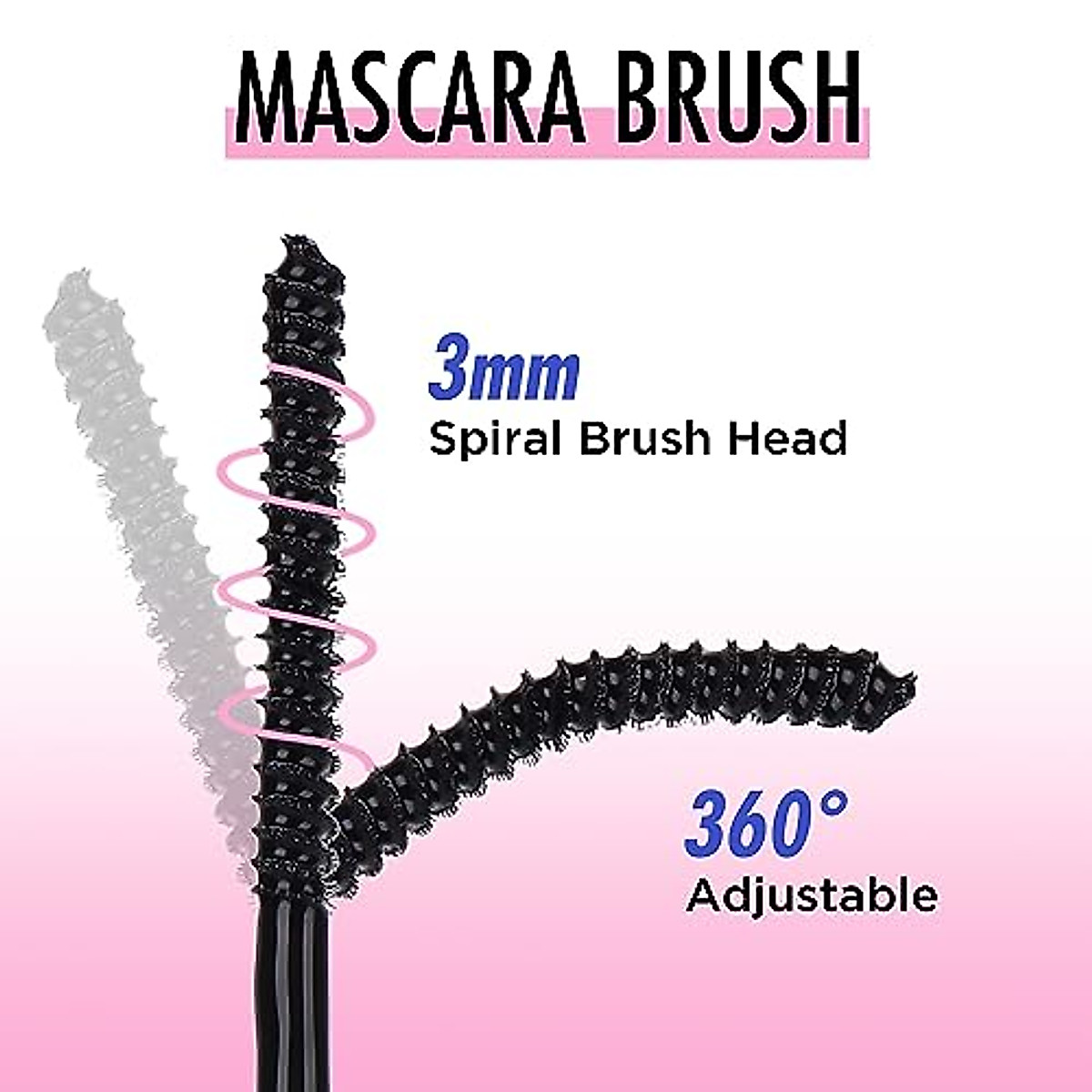 BEPHOLAN Cluster Lash Glue, Strong Hold for Individual Cluster Lashes, Last for 48-72 Hours, Black Eyelash Adhesive, Latex Free, Suitable for Sensitive Eyes, Mirco Mascara Wand,0.176 oz