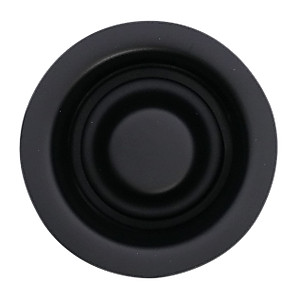 Westbrass A2089-62 4-1/4" Kitchen Sink Waste Disposal Drain Flange and Stopper, Matte Black