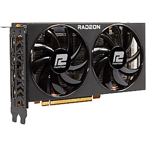 PowerColor Fighter AMD Radeon RX 6600 XT Gaming Graphics Card with 8GB GDDR6 Memory, Powered by AMD RDNA 2, HDMI 2.1