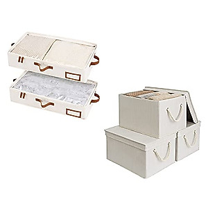 StorageWorks Underbed Storage Box and 32L Storage Bins with Lids