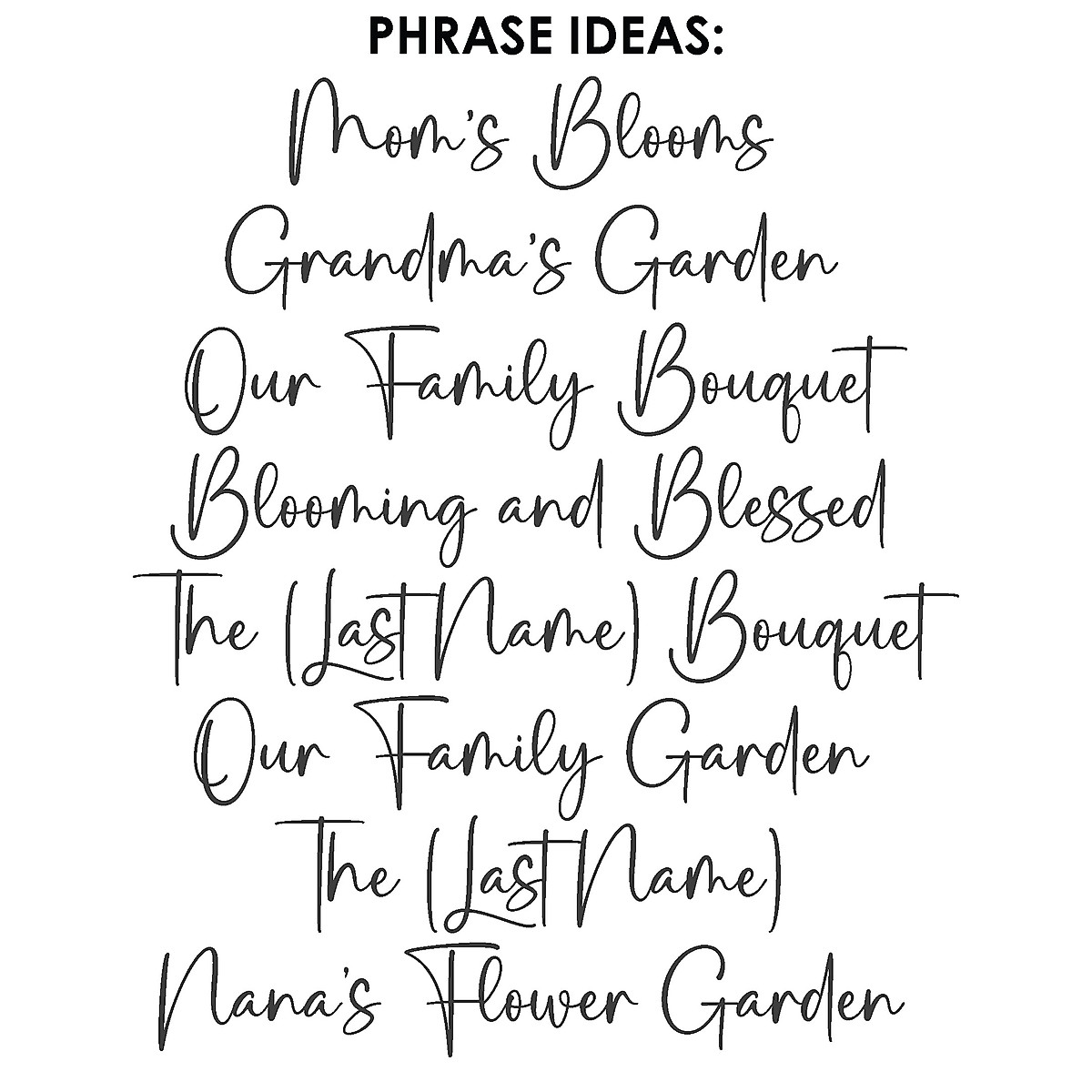 CANARY ROAD Birth Month Flower Tea Towel, Mothers Day Gift For Mom Personalized, Birth Flowers With Names, Grandmas Garden Birth Flower Gift