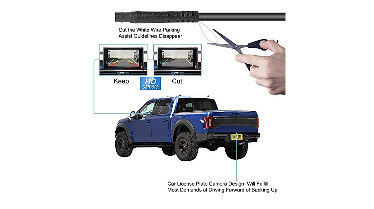 Misayaee HD Rear View Parking Camera for Toyota FJ Cruiser