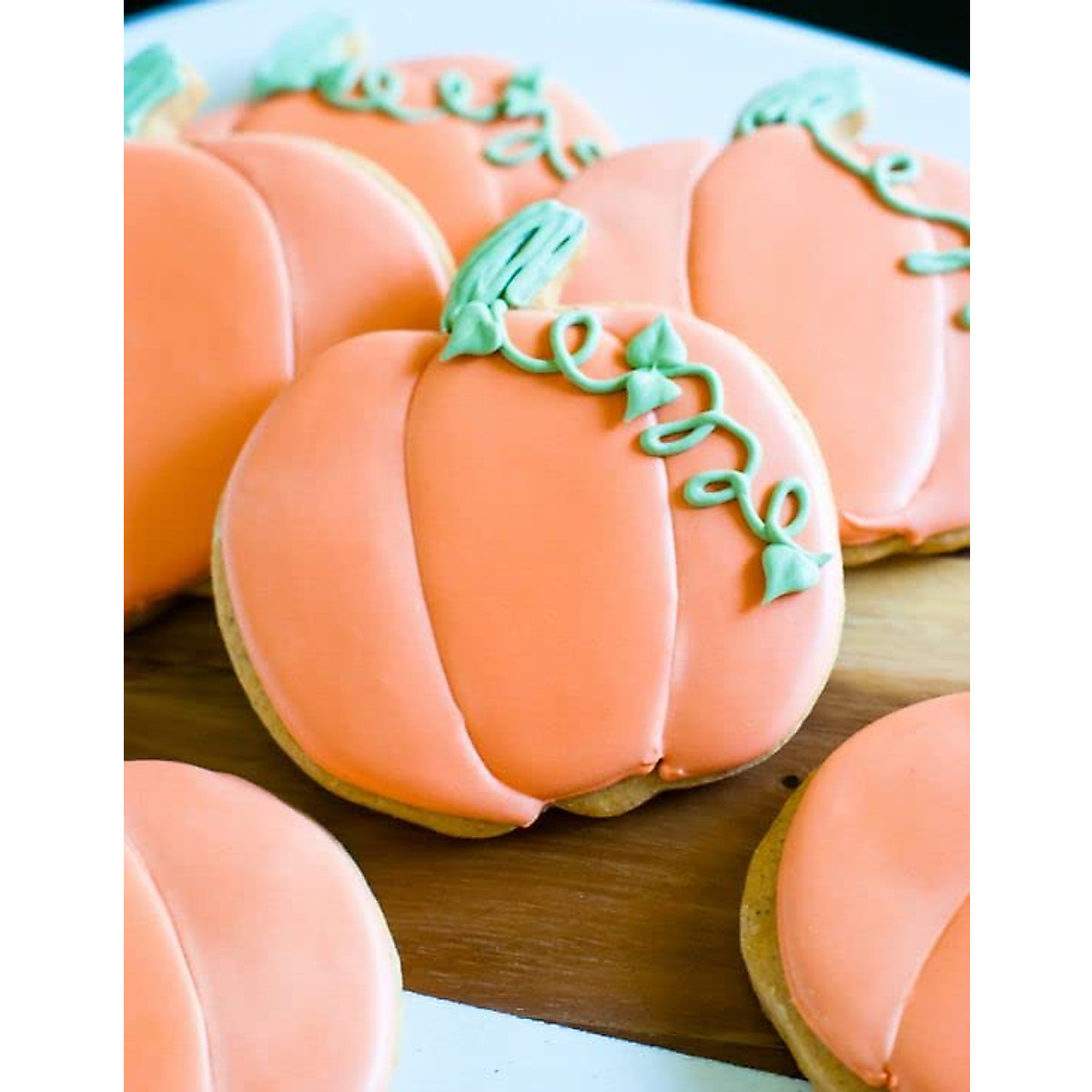 3Pcs Pumpkin Cookie Cutters 2.7" 3.3" 4", Halloween Cookie Cutter, Fall Thanksgiving Cookie Cutters, Biscuit Cutter Set, Coated with Soft PVC for Protection