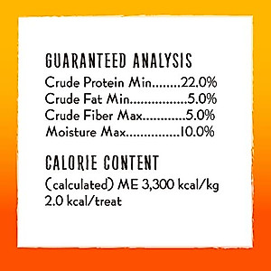 Charlee Bear Crunch Chicken, Pumpkin & Apple Flavor Dog Treat and Snack (2 Pack) 8 oz Each