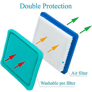Drblawi Compatible with 491588s Air Filter with Pre Filter For 725ex 675ex 625e 625-675 Series,Briggs and Stratton 491588 493537 493537S, Toro 20332, Craftsman 3364, Premium Lawn Mower Air
