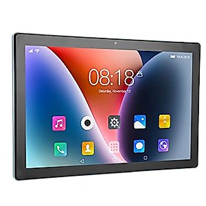 FECAMOS 5G WiFi Tablet, Octa Core CPU 128GB Expandable 10.1 Inch Tablet Dual SIM Dual Standby for Entertainment (Blue)