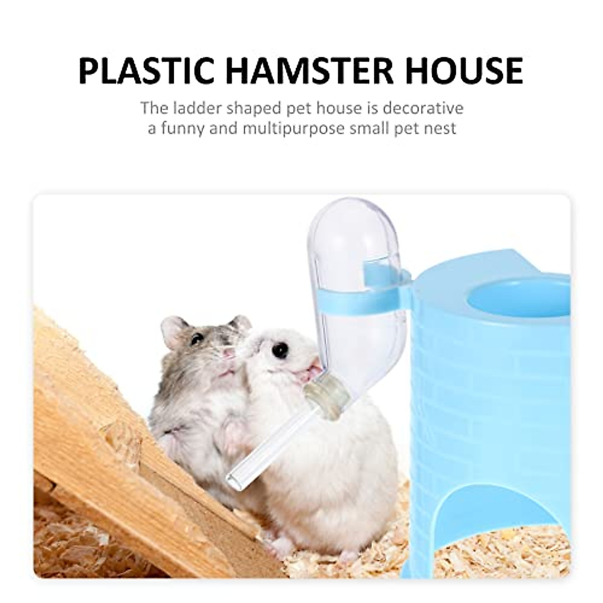 POPETPOP Hamster Nest Plastic Hamster House Small Pets Hideout Guinea Pig Hide Small Pet Hideout Hamster Hide House Indoor Hamster House Plastic Climbing House Household Hamster Hideout