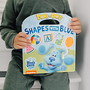 Melissa & Doug Blue's Clues & You! Children's Book - Poke-A-Dot: Shapes with Blue - FSC Certified