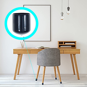 1.5" (38 mm) Rubber end caps Soft PVC Rubber Plug Thread Protective Sleeve Rubber Protective Cap Screw Protective Cap Round Plastic Cover Rubber Sleeve