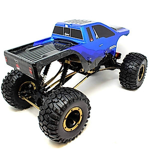 Redcat Racing Everest-10 Electric Rock Crawler with Waterproof Electronics, 2.4Ghz Radio Control (1/10 Scale), Blue/Black