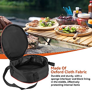 Dishes Storage Bag, China Storage Chest Round Crockery Storage Bag Plate Protectors Travel Bag Large Camping Tableware Dinnerware Bag Cupboard Storage Bag