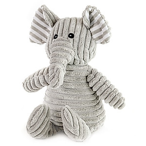 Giftable World Dog, Safari and Bug Pet Plush Toy with Squeaker (Rhino, Hippo, Elephant)