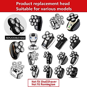 Men's Electric Shaver Replacement Heads 5 Head Fiveblade for Men Shaver Wet & Dry Compatible Waterproof Multi Functional(DT2)