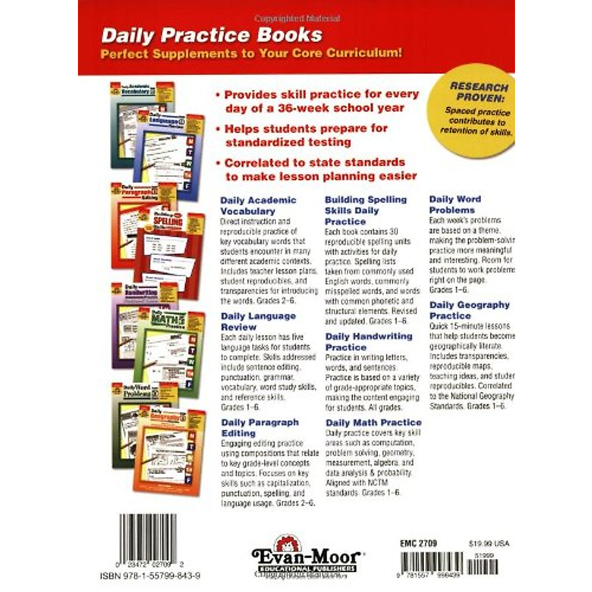Evan-Moor Building Spelling Skills, Grade 5 - Homeschooling & Classroom Resource Workbook, Reproducible Worksheets, Teaching Edition, Spelling Strategies, Reading and Writing Skills