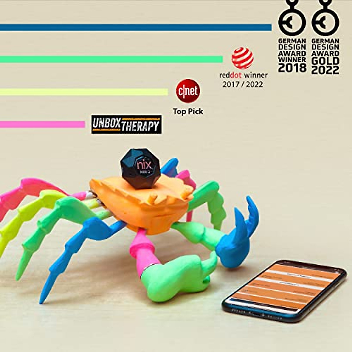 Nix Mini 2 Color Sensor Colorimeter - Portable Color Matching Tool -Identify and Match Paint and Digital Color Values Instantly