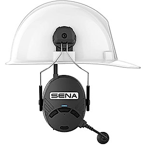 Sena Tufftalk M, Earmuff with Long-Range Mesh Communication (Hard Hat), TUFFTALK-M-02 Black