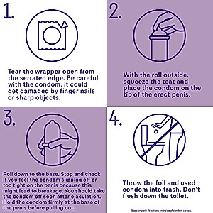 Durex Condom Extra Sensitive Natural Latex Condoms, 24 Count - Ultra Fine & Extra Lubricated, Regular Fit, FSA HSA Eligible